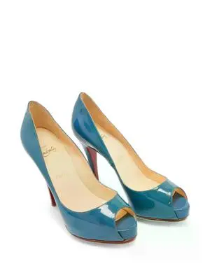 CHRISTIAN LOUBOUTIN Very Privé Peep-toe Pumps