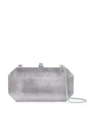 Tyler Ellis Small Perry Clutch Bag - Grey