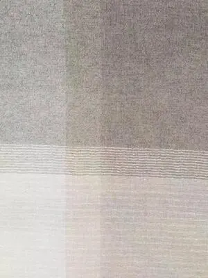 D'ANIELLO Egina Check-pattern Fringed Scarf - Neutrals