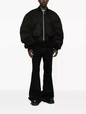 Rick Owens Secchia Flight Bomber Jacket - Black