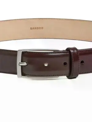 Sandro Polished Leather Belt
