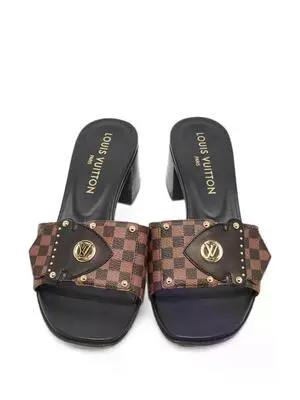 LOUIS VUITTON Lock It Pop Monogram Sandals