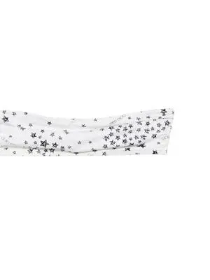 JIMMY CHOO Star Print Bandeau Bikini