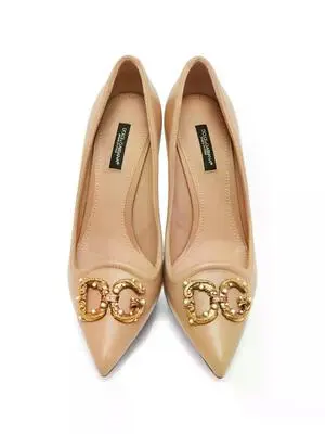 Dolce & Gabbana Dg Logo Stiletto Heel Pumps