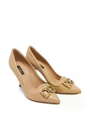 Dolce & Gabbana Dg Logo Stiletto Heel Pumps