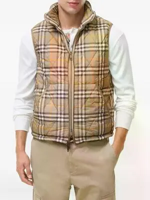 Burberry Cotton Twill Jacket With Detachable House Check Gilet