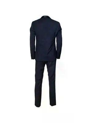 Hermès Satin-trimmed Single-breasted Suit