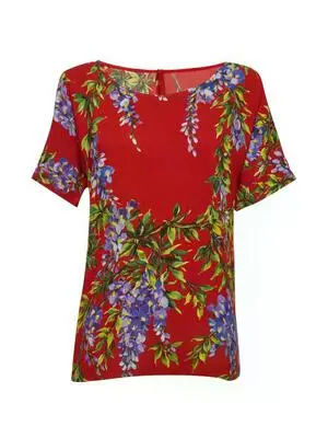 Dolce & Gabbana Scoop Neck Blouses