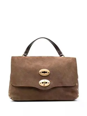ZANELLATO Small Postina Jones Nabuck Tote Bag - Brown