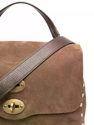 ZANELLATO Small Postina Jones Nabuck Tote Bag