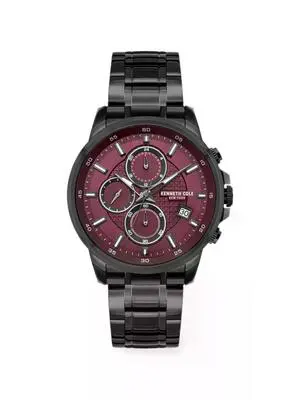 KENNETH COLE Chronograph 42mm Watch - Red