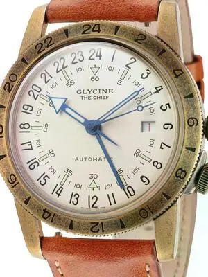 GLYCINE Airman The Chief 40mm Watch - Neutrals