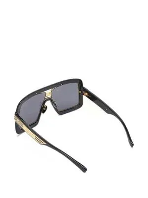 Gucci Square Frame Sunglasses With Gg Monogram Print