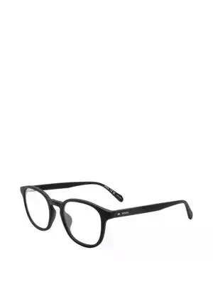 Fossil Round Frame Eyeglasses - Black