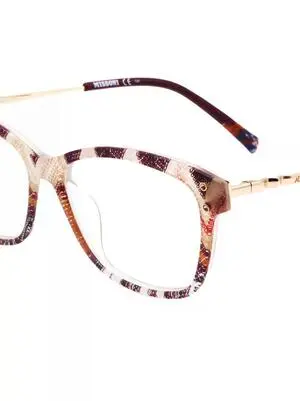 Missoni Geometric Frame Eyeglasses