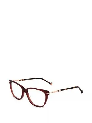 Carolina Herrera Tortoiseshell-effect Cat-eye Glasses - Brown