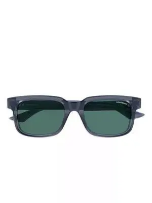 Montblanc Rectangle-frame Sunglasses - Grey