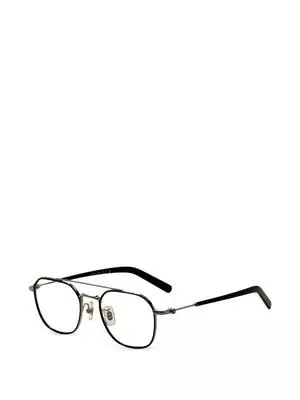 Montblanc Geometric-frame Glasses - Grey