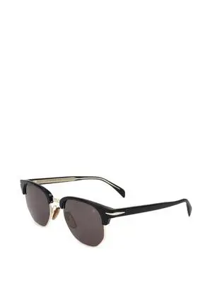 DB EYEWEAR BY DAVID BECKHAM Browline-frame Sunglasses - Black
