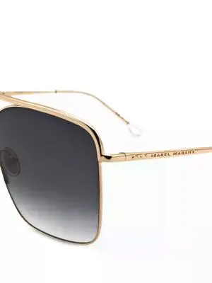 Isabel Marant Double-bridge Geometric-frame Sunglasses