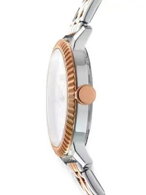 Dkny Logo-detail 36mm Watch - Silver