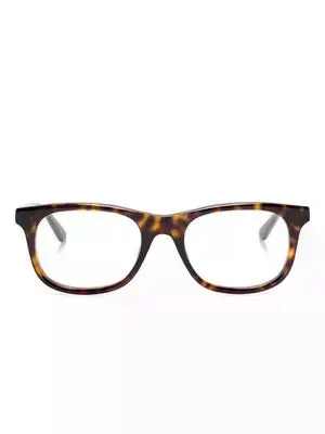 Montblanc Rectangle-frame Glasses - Brown