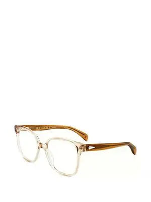 Rag & Bone Square Frame Eyeglasses - Neutrals
