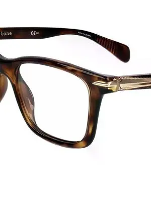 Rag & Bone Tortoiseshell-effect Rectangle Eyeglasses