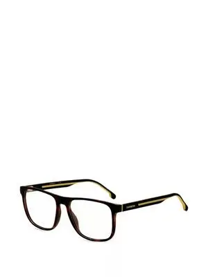 Carrera Eyewear Tortoiseshell-effect Rectangle-frame Glasses - Black