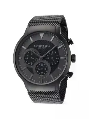 KENNETH COLE Stainless Steel Chronograph Watch - Black