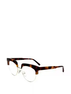 Marni Tortoiseshell-effect Browline Glasses