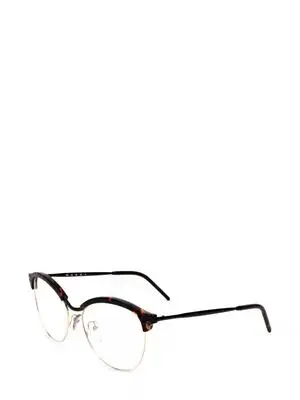 Marni Tortoiseshell-effect Cat-eye Glasses - Brown