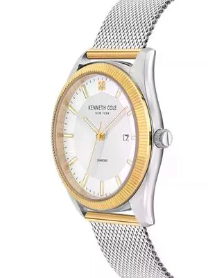 KENNETH COLE 41mm Mesh-strap Watch - Silver