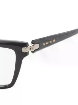 Longchamp Rectangle Frame Eyeglasses - Black