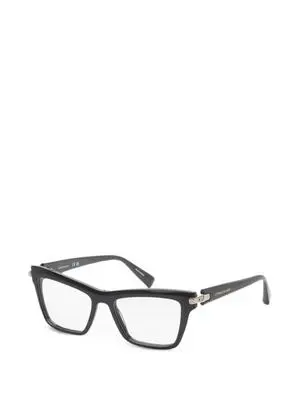 Longchamp Rectangle Frame Eyeglasses - Black