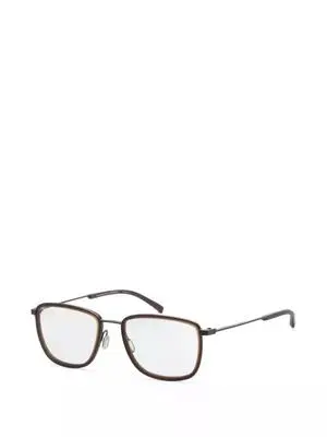 Porsche Design Square-frame Glasses - Brown