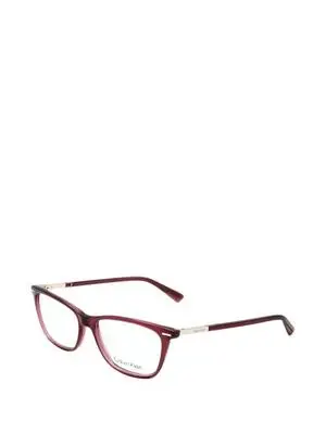 Calvin Klein Cat-eye Frame Glasses - Red