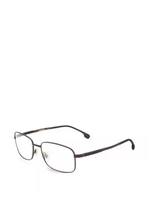 Carrera Eyewear Rectangle Frame Eyeglasses - Brown