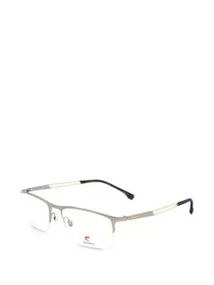 Carrera Eyewear Logo-lettering Rectangle-frame Glasses - Grey
