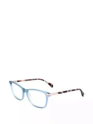 Rag & Bone Rectangle-frame Glasses - Blue