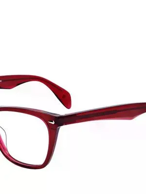Rag & Bone Square-frame Glasses - Red
