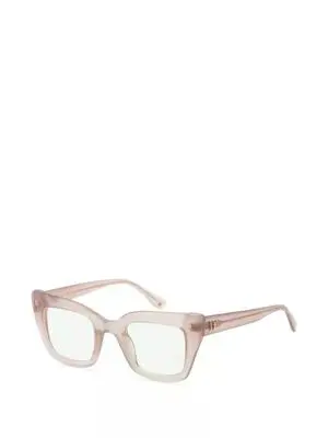 Dsquared2 Logo-plaque Cat-eye Glasses - Pink