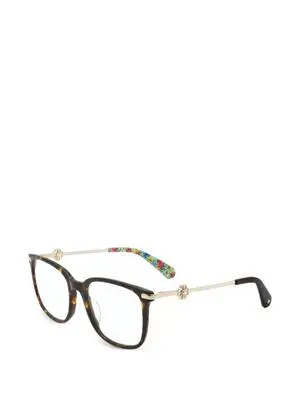 Kate Spade New York Ilana Floral-plaque Eyeglasses
