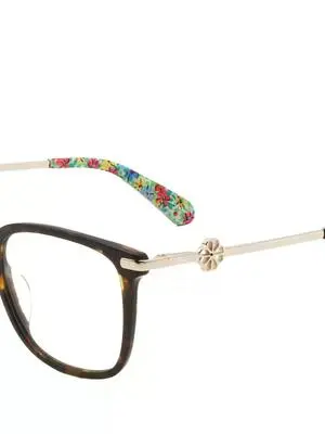 Kate Spade New York Ilana Floral-plaque Eyeglasses