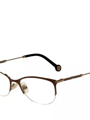 Carolina Herrera Glitter-detail Cat-eye Glasses - Brown