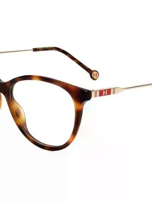 Carolina Herrera Cat Eye Eyeglasses With Tortoiseshell Frame