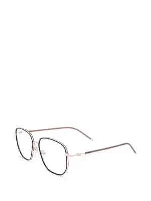 BOSS Geometric-frame Glasses - Black