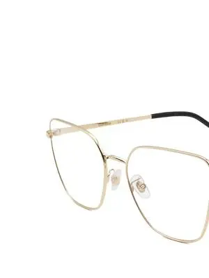 Carrera Eyewear Geometric-frame Eyeglasses - Gold