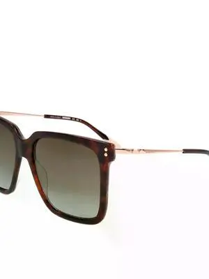 Missoni Tortoiseshell-effect Square-frame Sunglasses