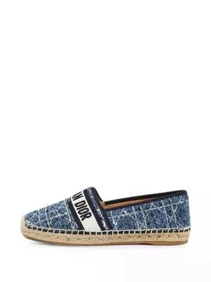 Dior Granville Espadrille Flats - Blue
